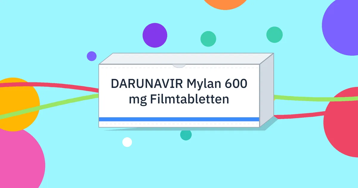 Symbolbild: Packung mit der Aufschrift DARUNAVIR Mylan 600 mg Filmtabletten (PZN 17550012) – Verfügbarkeit und Bezug in Apotheken in Frankfurt am Main