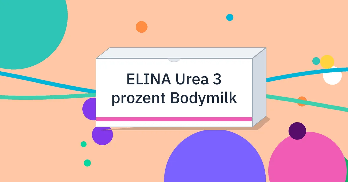 Symbolbild: Packung mit der Aufschrift ELINA Urea 3 prozent Bodymilk (PZN 18208095) – Verfügbarkeit und Bezug in Apotheken in Frankfurt am Main