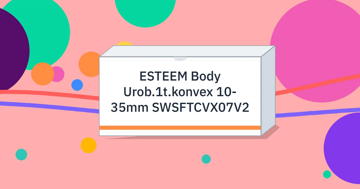 Symbolbild: Packung mit der Aufschrift ESTEEM Body Urob.1t.konvex 10-35mm SWSFTCVX07V2 (PZN 18838488) – Verfügbarkeit und Bezug in Apotheken in Frankfurt am Main