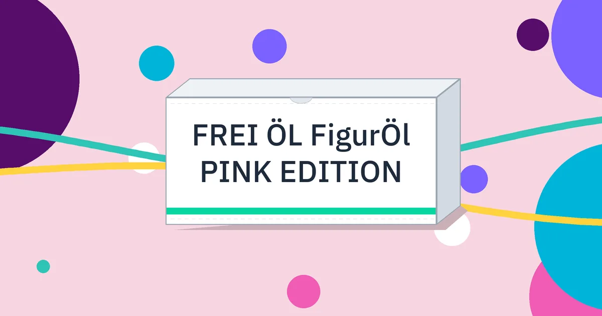 Symbolbild: Packung mit der Aufschrift FREI ÖL FigurÖl PINK EDITION (PZN 19247157) – Verfügbarkeit und Bezug in Apotheken in Frankfurt am Main