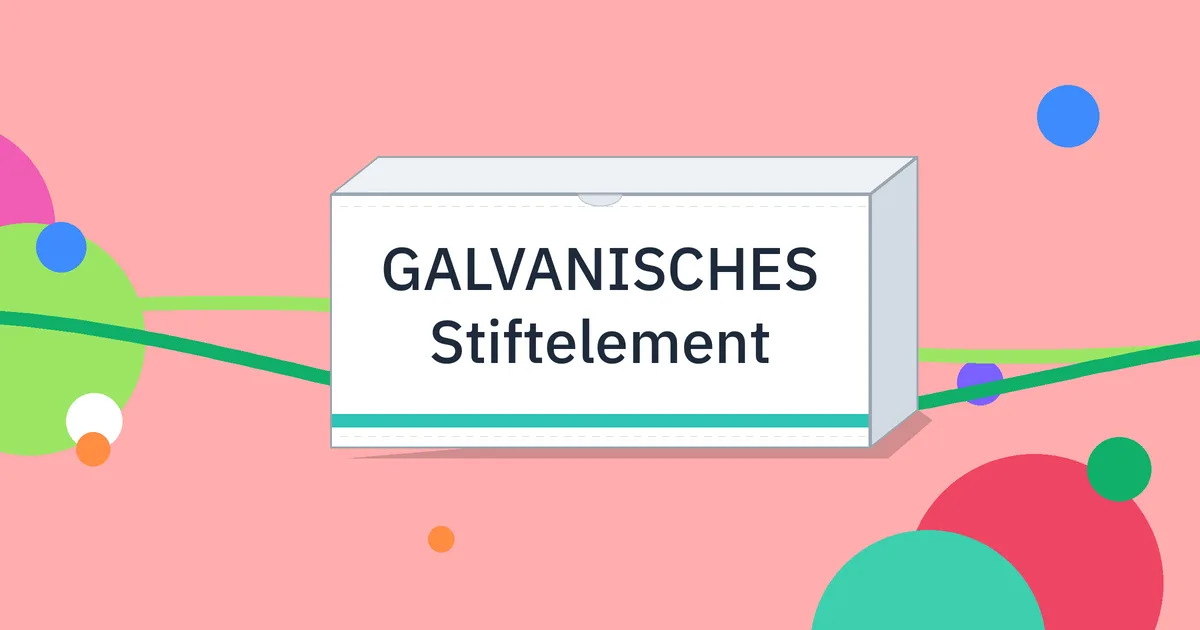 Symbolbild: Packung mit der Aufschrift GALVANISCHES Stiftelement (PZN 17549049) – Verfügbarkeit und Bezug in Apotheken in Frankfurt am Main