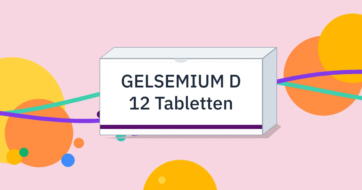 Symbolbild: Packung mit der Aufschrift GELSEMIUM D 12 Tabletten (PZN 02114707) – Verfügbarkeit und Bezug in Apotheken in Frankfurt am Main