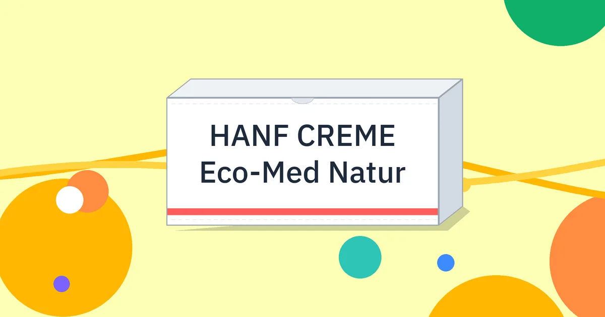 Symbolbild: Packung mit der Aufschrift HANF CREME Eco-Med Natur (PZN 20327045) – Verfügbarkeit und Bezug in Apotheken in Frankfurt am Main