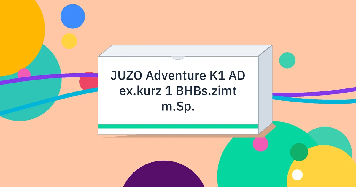 Symbolbild: Packung mit der Aufschrift JUZO Adventure K1 AD ex.kurz 1 BHBs.zimt m.Sp. (PZN 16493832) – Verfügbarkeit und Bezug in Apotheken in Frankfurt am Main