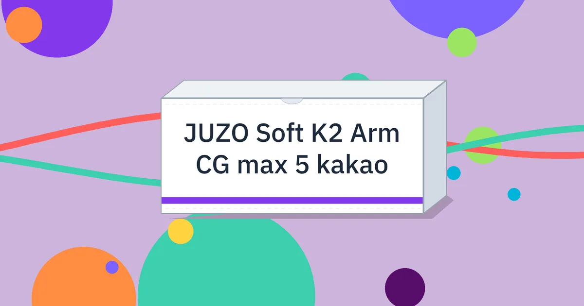 Symbolbild: Packung mit der Aufschrift JUZO Soft K2 Arm CG max 5 kakao (PZN 15514182) – Verfügbarkeit und Bezug in Apotheken in Frankfurt am Main