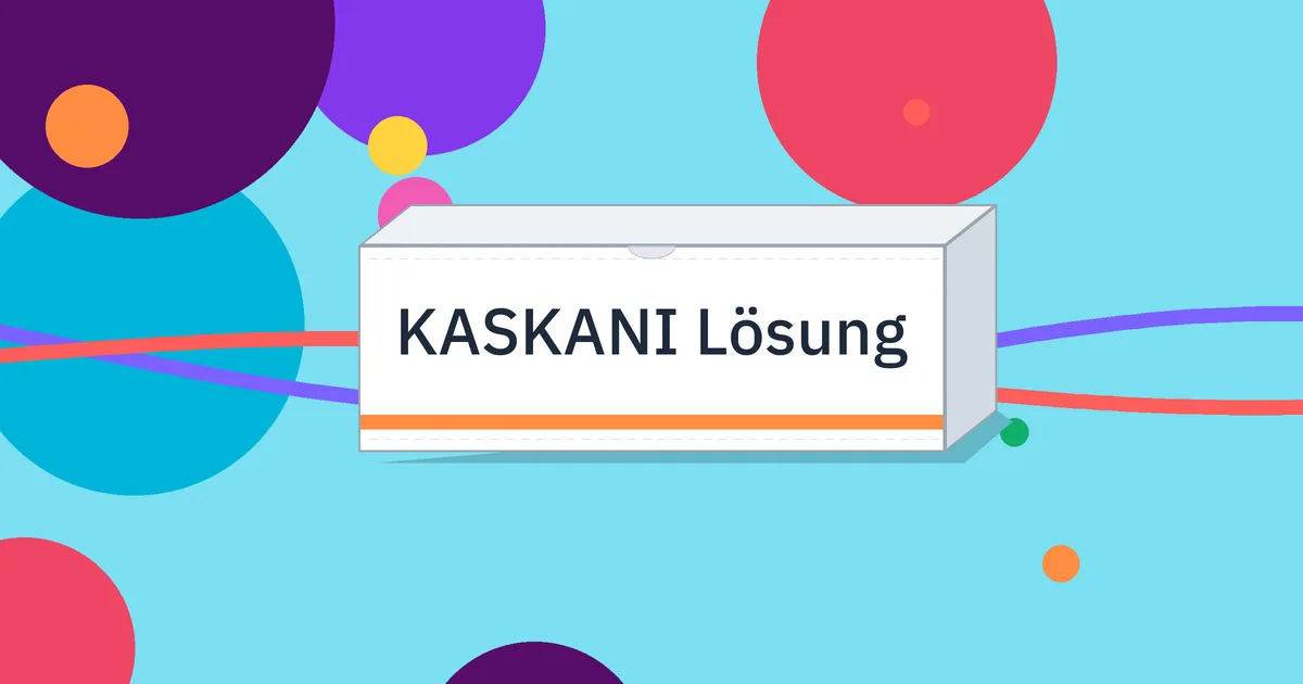 Symbolbild: Packung mit der Aufschrift KASKANI Lösung (PZN 04983123) – Verfügbarkeit und Bezug in Apotheken in Frankfurt am Main