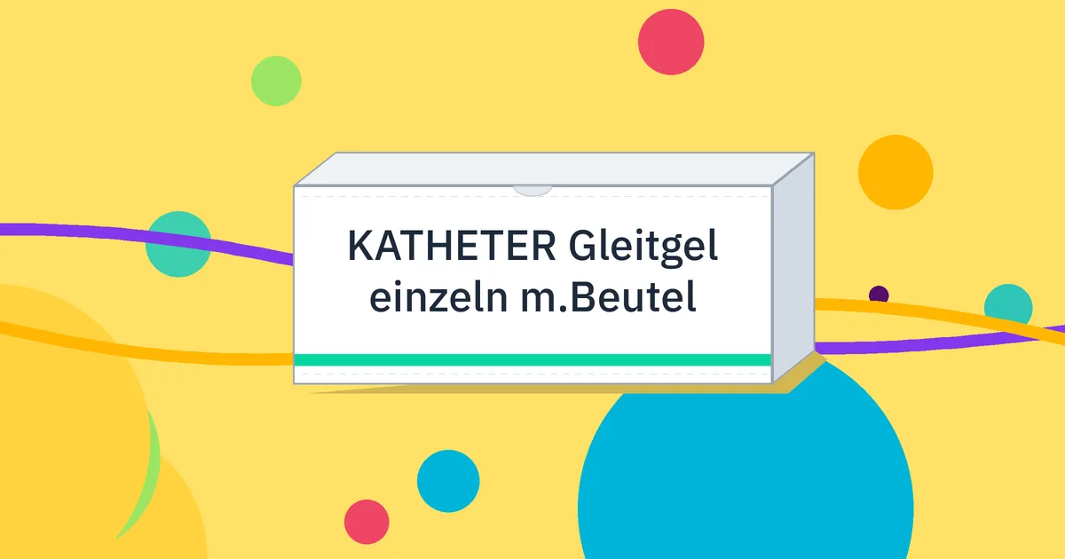 Symbolbild: Packung mit der Aufschrift KATHETER Gleitgel einzeln m.Beutel (PZN 09430831) – Verfügbarkeit und Bezug in Apotheken in Frankfurt am Main