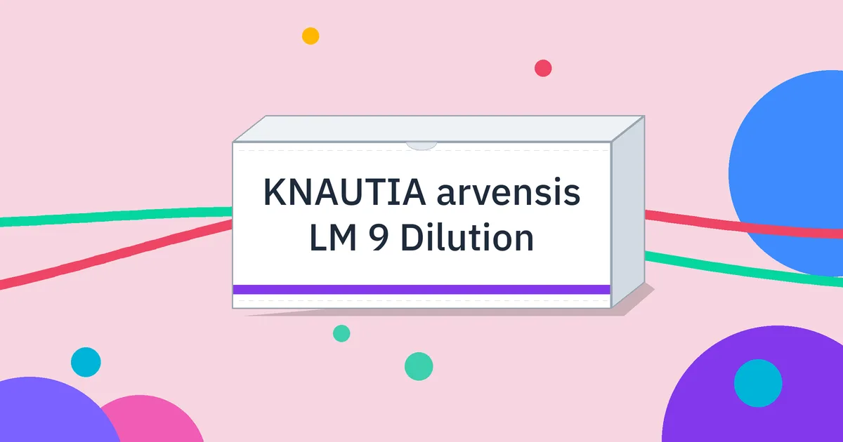 Symbolbild: Packung mit der Aufschrift KNAUTIA arvensis LM 9 Dilution (PZN 13518939) – Verfügbarkeit und Bezug in Apotheken in Frankfurt am Main