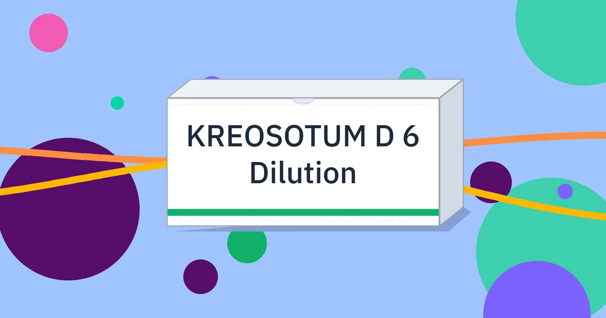 Symbolbild: Packung mit der Aufschrift KREOSOTUM D 6 Dilution (PZN 00596984) – Verfügbarkeit und Bezug in Apotheken in Frankfurt am Main