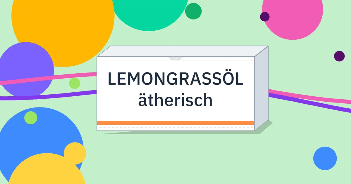 Symbolbild: Packung mit der Aufschrift LEMONGRASSÖL ätherisch (PZN 18005044) – Verfügbarkeit und Bezug in Apotheken in Frankfurt am Main