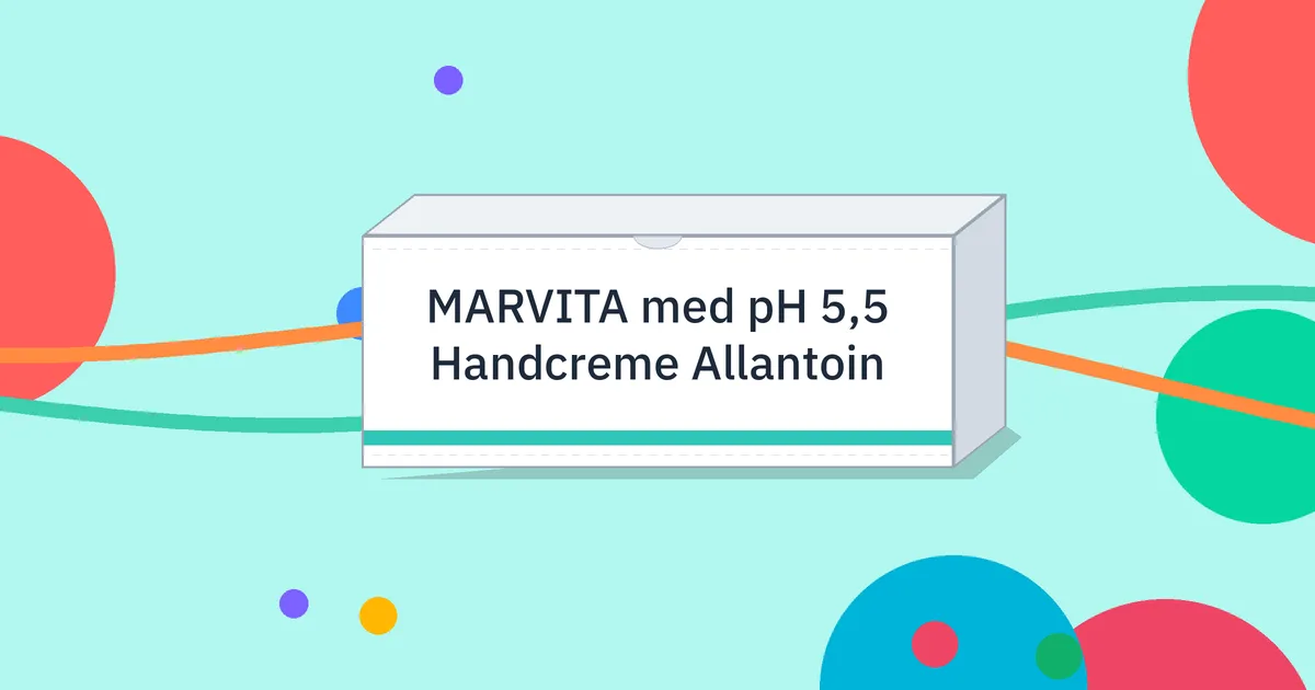 Symbolbild: Packung mit der Aufschrift MARVITA med pH 5,5 Handcreme Allantoin (PZN 14287407) – Verfügbarkeit und Bezug in Apotheken in Frankfurt am Main