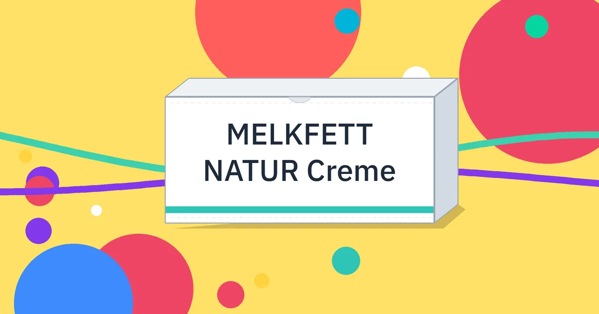 Symbolbild: Packung mit der Aufschrift MELKFETT NATUR Creme (PZN 16130420) – Verfügbarkeit und Bezug in Apotheken in Frankfurt am Main