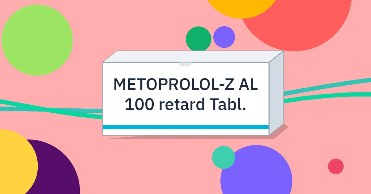 Symbolbild: Packung mit der Aufschrift METOPROLOL-Z AL 100 retard Tabl. (PZN 05904829) – Verfügbarkeit und Bezug in Apotheken in Frankfurt am Main
