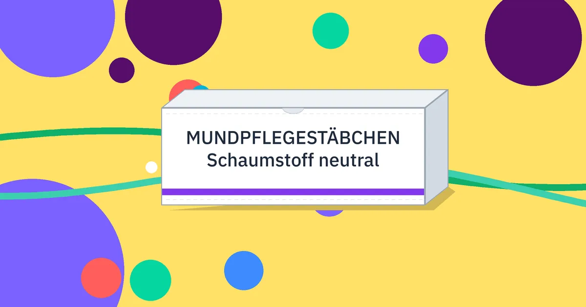 Symbolbild: Packung mit der Aufschrift MUNDPFLEGESTÄBCHEN Schaumstoff neutral (PZN 19621851) – Verfügbarkeit und Bezug in Apotheken in Frankfurt am Main