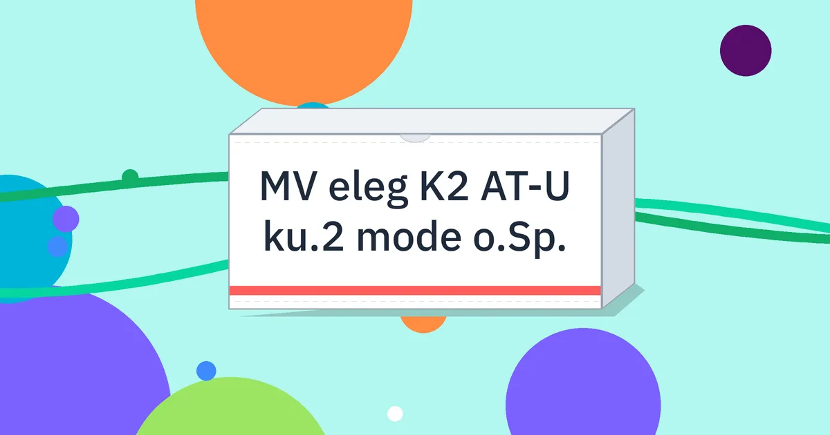 Symbolbild: Packung mit der Aufschrift MV eleg K2 AT-U ku.2 mode o.Sp. (PZN 00314891) – Verfügbarkeit und Bezug in Apotheken in Frankfurt am Main