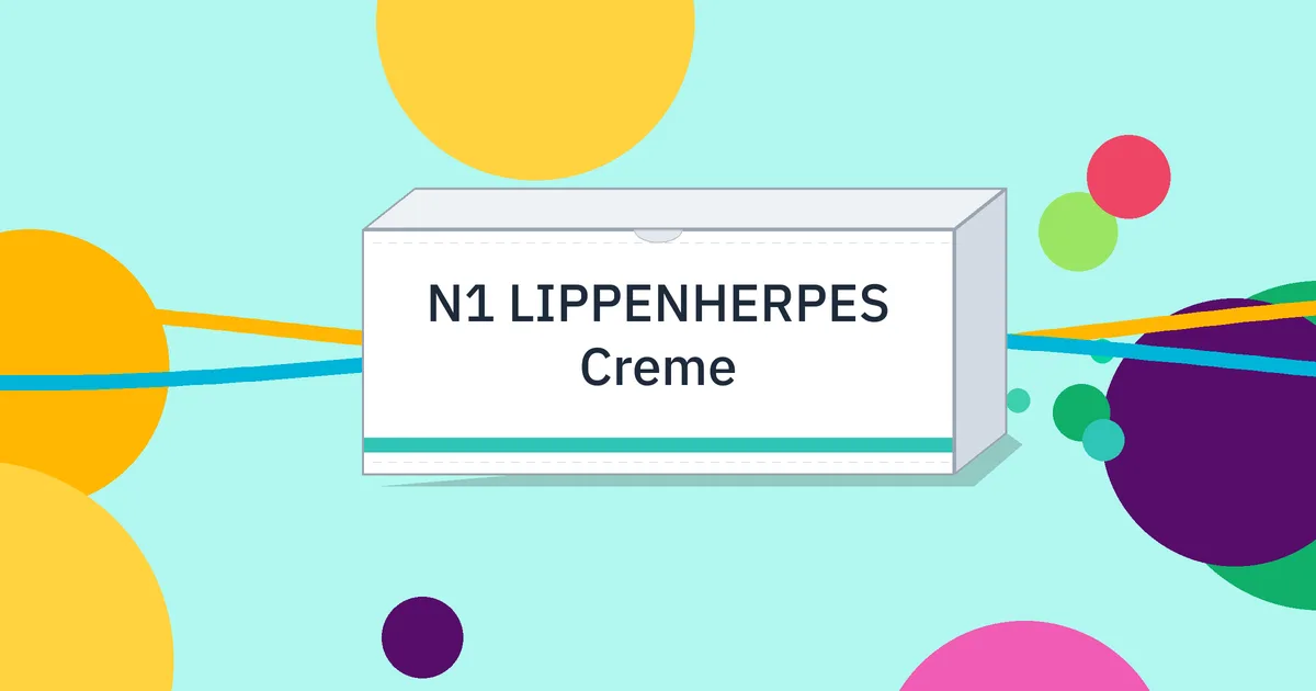 Symbolbild: Packung mit der Aufschrift N1 LIPPENHERPES Creme (PZN 17277906) – Verfügbarkeit und Bezug in Apotheken in Frankfurt am Main