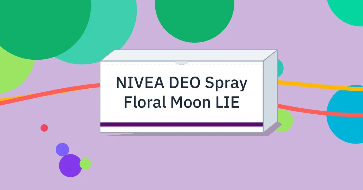 Symbolbild: Packung mit der Aufschrift NIVEA DEO Spray Floral Moon LIE (PZN 20700047) – Verfügbarkeit und Bezug in Apotheken in Frankfurt am Main