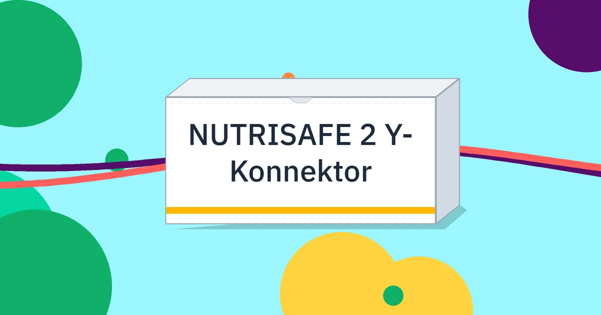 Symbolbild: Packung mit der Aufschrift NUTRISAFE 2 Y-Konnektor (PZN 06158825) – Verfügbarkeit und Bezug in Apotheken in Frankfurt am Main