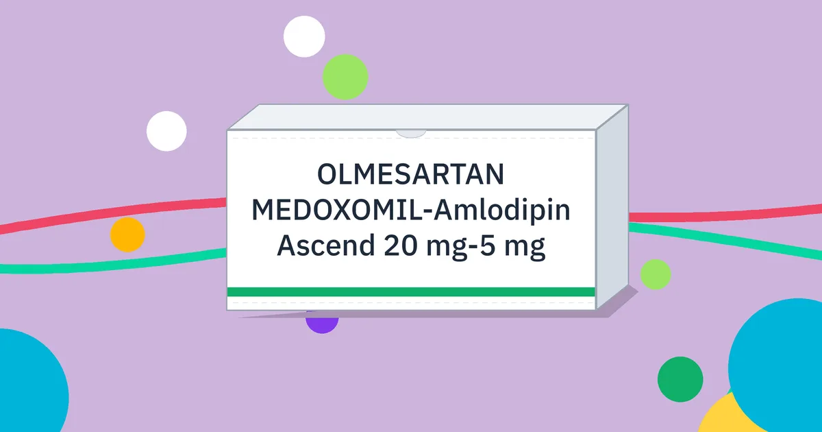 Symbolbild: Packung mit der Aufschrift OLMESARTAN MEDOXOMIL-Amlodipin Ascend 20 mg-5 mg (PZN 19184480) – Verfügbarkeit und Bezug in Apotheken in Frankfurt am Main