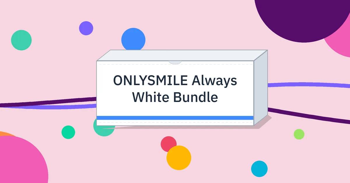 Symbolbild: Packung mit der Aufschrift ONLYSMILE Always White Bundle (PZN 20791334) – Verfügbarkeit und Bezug in Apotheken in Frankfurt am Main