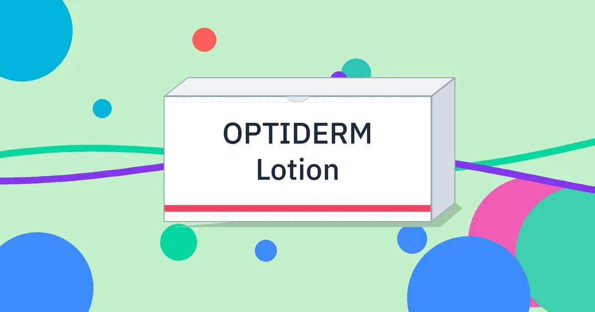 Symbolbild: Packung mit der Aufschrift OPTIDERM Lotion (PZN 02215302) – Verfügbarkeit und Bezug in Apotheken in Frankfurt am Main