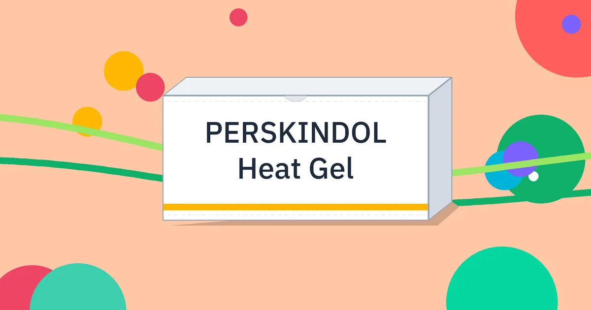 Symbolbild: Packung mit der Aufschrift PERSKINDOL Heat Gel (PZN 20516220) – Verfügbarkeit und Bezug in Apotheken in Frankfurt am Main