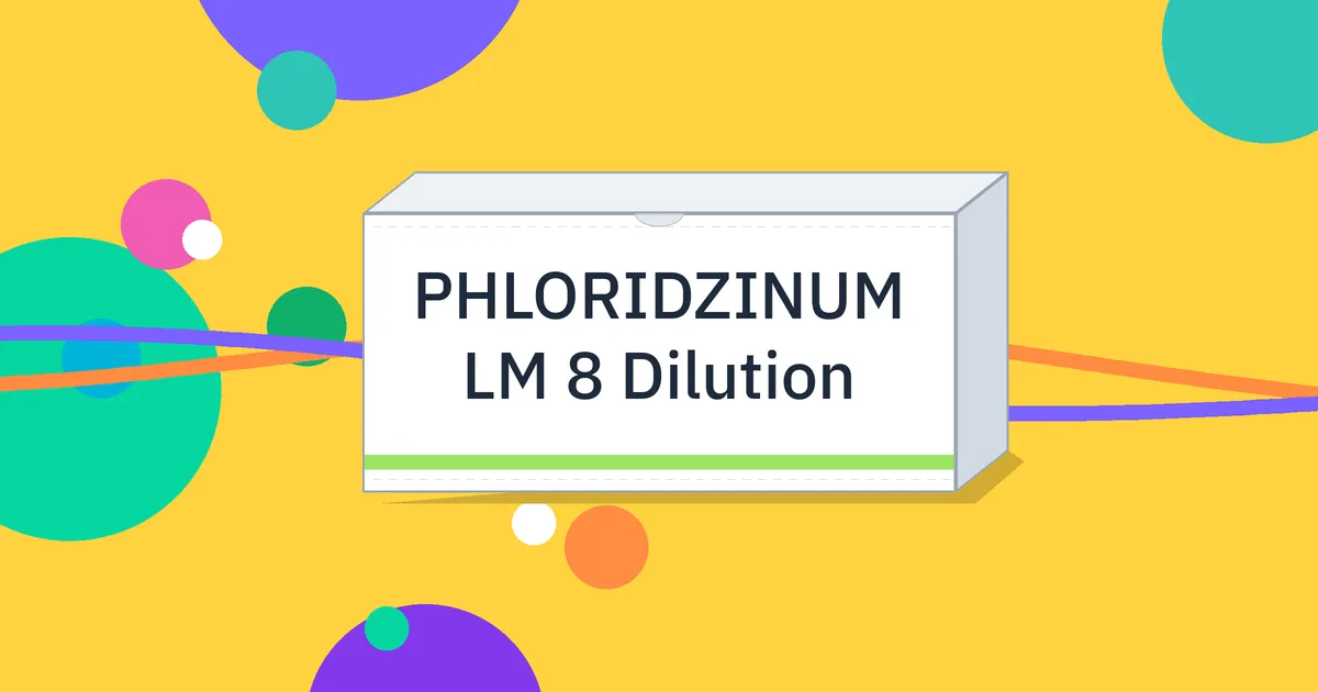 Symbolbild: Packung mit der Aufschrift PHLORIDZINUM LM 8 Dilution (PZN 13639206) – Verfügbarkeit und Bezug in Apotheken in Frankfurt am Main