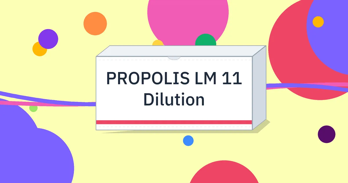Symbolbild: Packung mit der Aufschrift PROPOLIS LM 11 Dilution (PZN 13044594) – Verfügbarkeit und Bezug in Apotheken in Frankfurt am Main