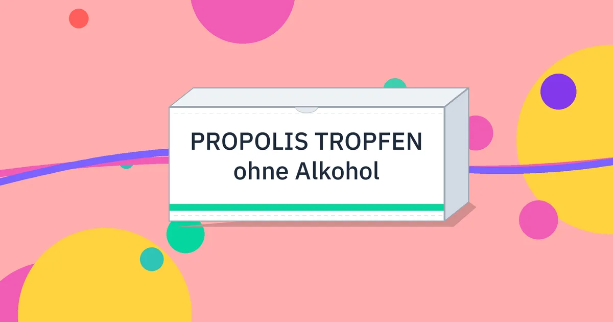 Symbolbild: Packung mit der Aufschrift PROPOLIS TROPFEN ohne Alkohol (PZN 00831379) – Verfügbarkeit und Bezug in Apotheken in Frankfurt am Main