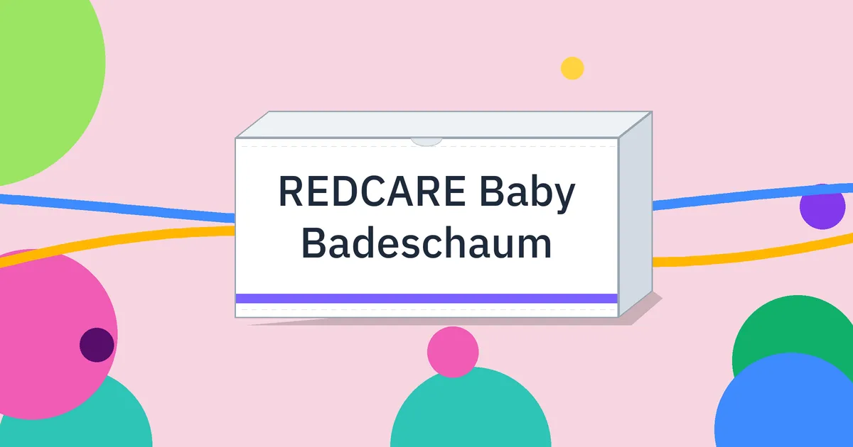 Symbolbild: Packung mit der Aufschrift REDCARE Baby Badeschaum (PZN 19854667) – Verfügbarkeit und Bezug in Apotheken in Frankfurt am Main