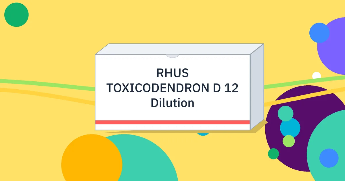 Symbolbild: Packung mit der Aufschrift RHUS TOXICODENDRON D 12 Dilution (PZN 02402487) – Verfügbarkeit und Bezug in Apotheken in Frankfurt am Main