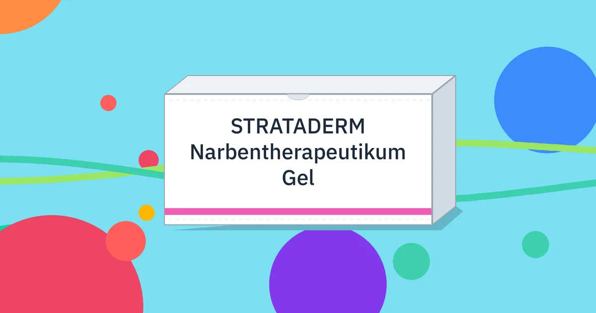 Symbolbild: Packung mit der Aufschrift STRATADERM Narbentherapeutikum Gel (PZN 13928956) – Verfügbarkeit und Bezug in Apotheken in Frankfurt am Main