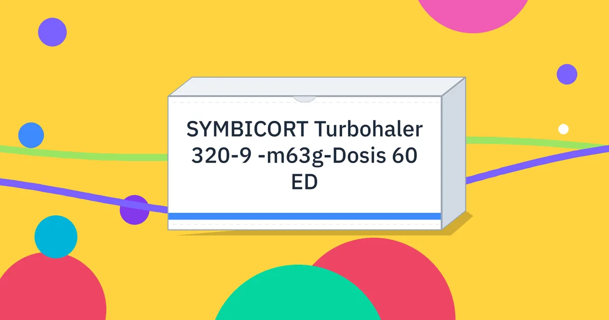 Symbolbild: Packung mit der Aufschrift SYMBICORT Turbohaler 320-9 -m63g-Dosis 60 ED (PZN 07799650) – Verfügbarkeit und Bezug in Apotheken in Frankfurt am Main