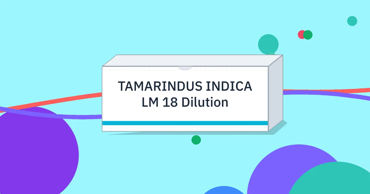 Symbolbild: Packung mit der Aufschrift TAMARINDUS INDICA LM 18 Dilution (PZN 13686559) – Verfügbarkeit und Bezug in Apotheken in Frankfurt am Main