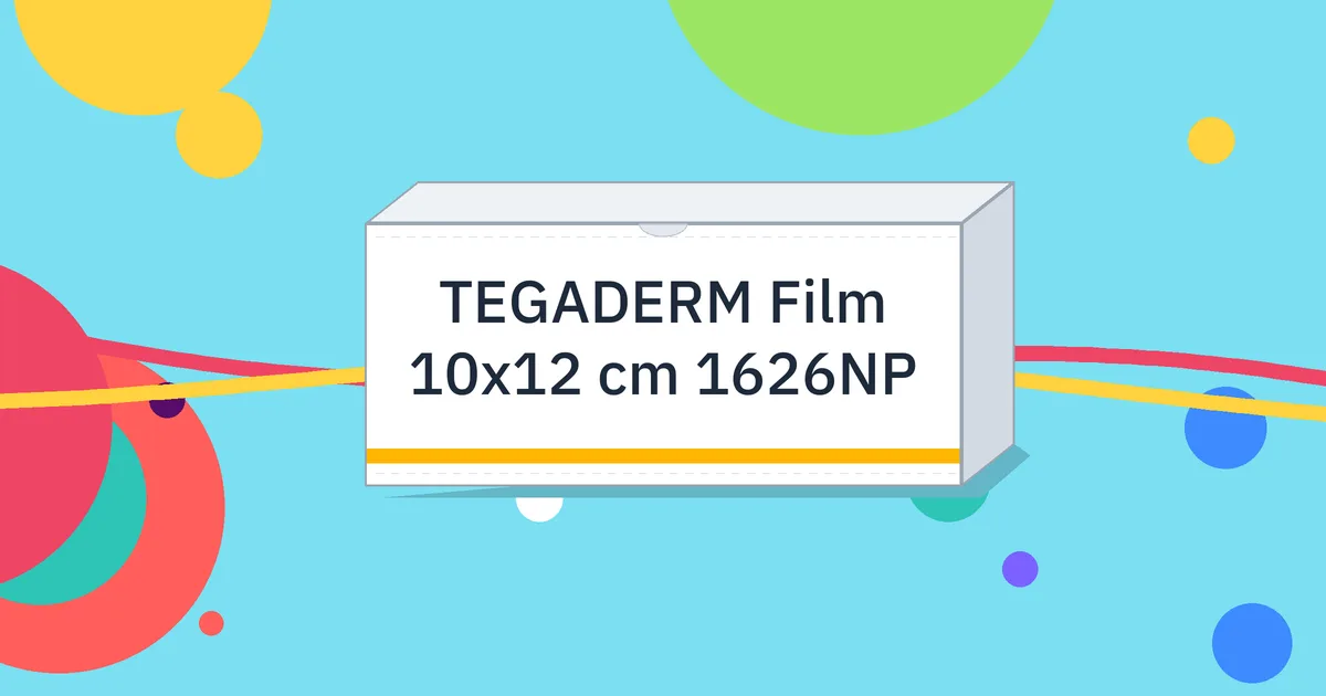 Symbolbild: Packung mit der Aufschrift TEGADERM Film 10x12 cm 1626NP (PZN 12730867) – Verfügbarkeit und Bezug in Apotheken in Frankfurt am Main