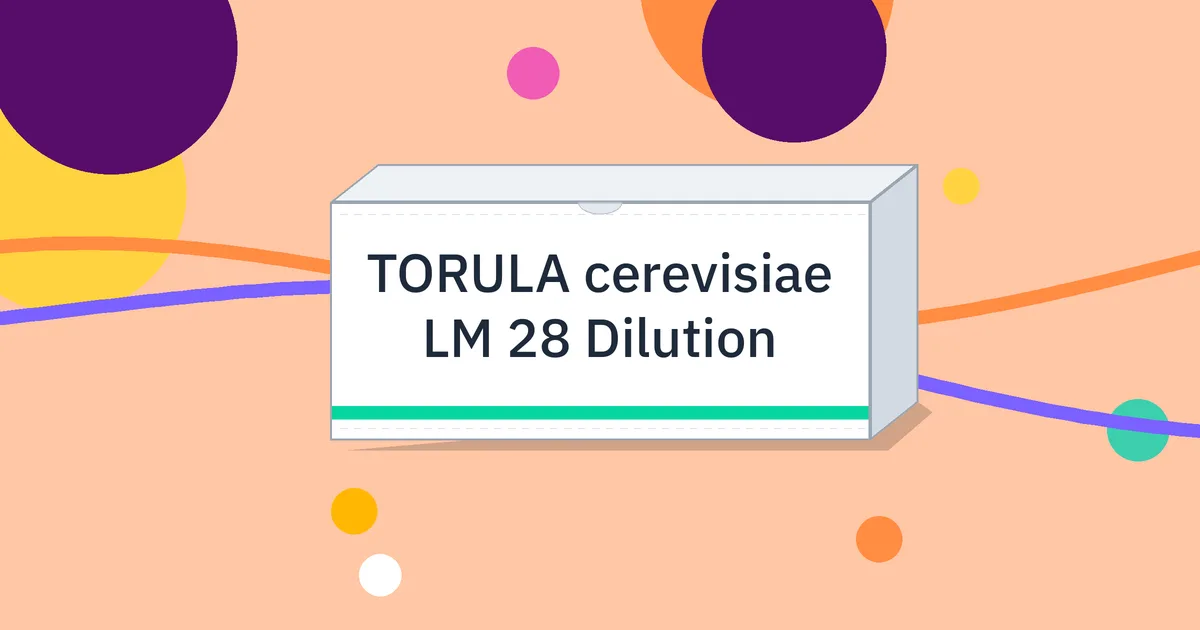 Symbolbild: Packung mit der Aufschrift TORULA cerevisiae LM 28 Dilution (PZN 13225924) – Verfügbarkeit und Bezug in Apotheken in Frankfurt am Main