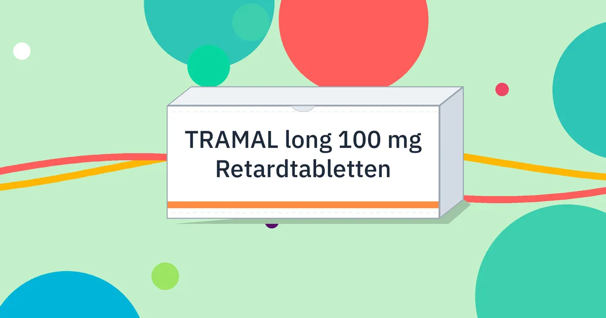 Symbolbild: Packung mit der Aufschrift TRAMAL long 100 mg Retardtabletten (PZN 00955041) – Verfügbarkeit und Bezug in Apotheken in Frankfurt am Main