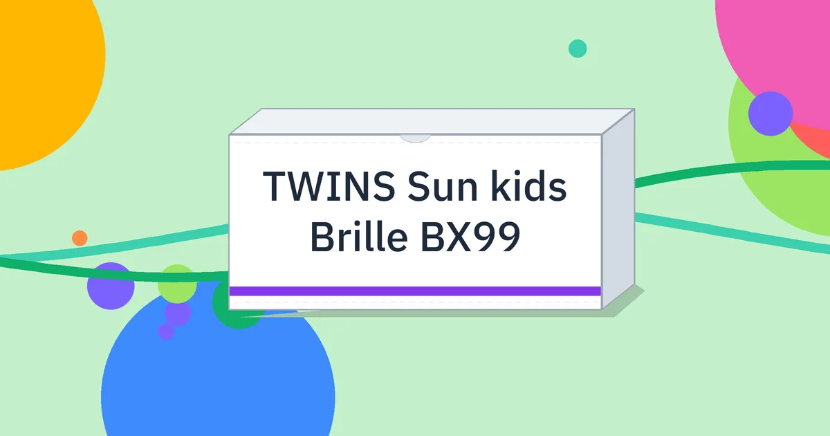 Symbolbild: Packung mit der Aufschrift TWINS Sun kids Brille BX99 (PZN 13344617) – Verfügbarkeit und Bezug in Apotheken in Frankfurt am Main