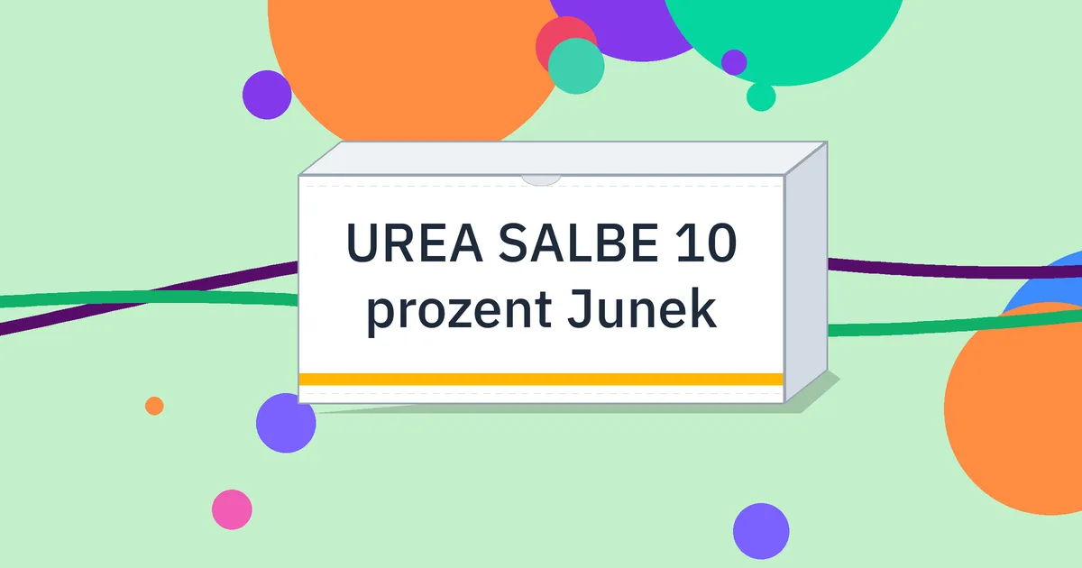 Symbolbild: Packung mit der Aufschrift UREA SALBE 10 prozent Junek (PZN 19391173) – Verfügbarkeit und Bezug in Apotheken in Frankfurt am Main