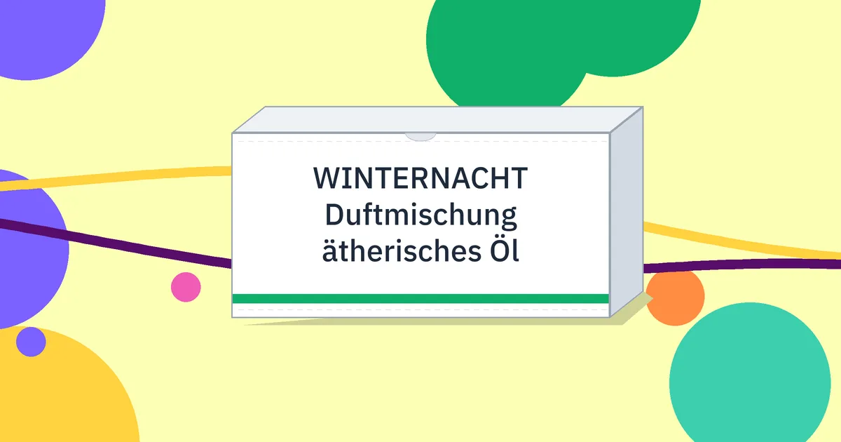 Symbolbild: Packung mit der Aufschrift WINTERNACHT Duftmischung ätherisches Öl (PZN 01509817) – Verfügbarkeit und Bezug in Apotheken in Frankfurt am Main