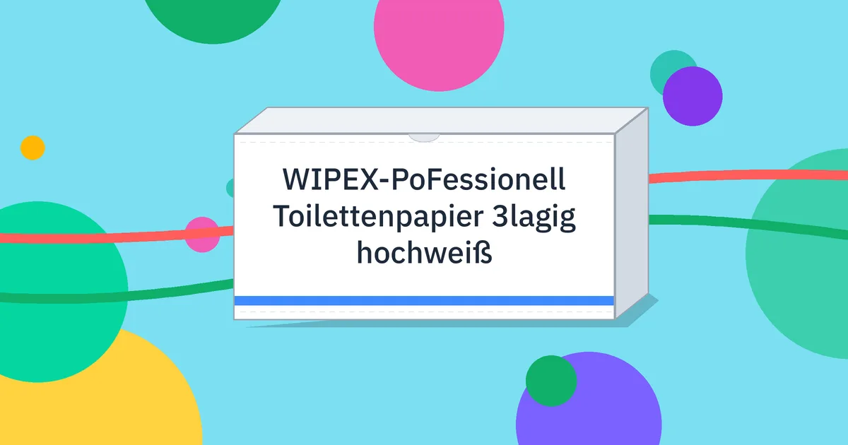 Symbolbild: Packung mit der Aufschrift WIPEX-PoFessionell Toilettenpapier 3lagig hochweiß (PZN 14886496) – Verfügbarkeit und Bezug in Apotheken in Frankfurt am Main