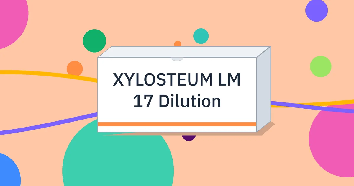 Symbolbild: Packung mit der Aufschrift XYLOSTEUM LM 17 Dilution (PZN 13284306) – Verfügbarkeit und Bezug in Apotheken in Frankfurt am Main