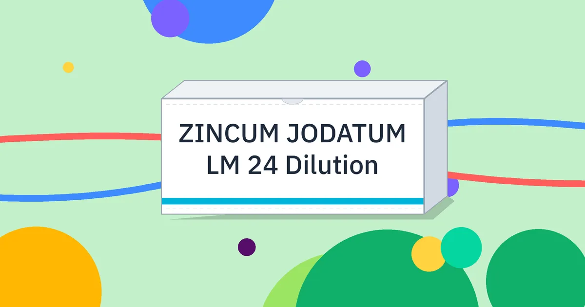 Symbolbild: Packung mit der Aufschrift ZINCUM JODATUM LM 24 Dilution (PZN 08807021) – Verfügbarkeit und Bezug in Apotheken in Frankfurt am Main