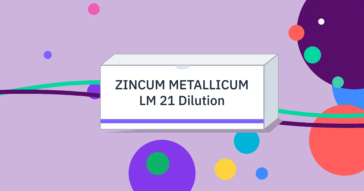 Symbolbild: Packung mit der Aufschrift ZINCUM METALLICUM LM 21 Dilution (PZN 13295014) – Verfügbarkeit und Bezug in Apotheken in Frankfurt am Main