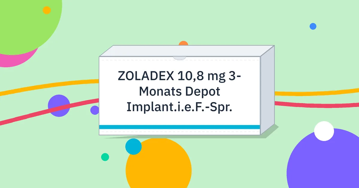 Symbolbild: Packung mit der Aufschrift ZOLADEX 10,8 mg 3-Monats Depot Implant.i.e.F.-Spr. (PZN 17151855) – Verfügbarkeit und Bezug in Apotheken in Frankfurt am Main