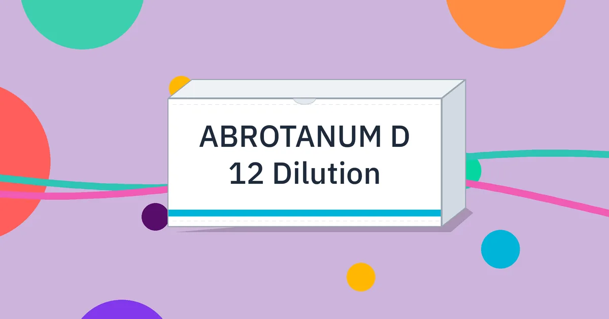 Symbolbild: Packung mit der Aufschrift ABROTANUM D 12 Dilution (PZN 07156604) – Verfügbarkeit und Bezug in Apotheken in Frankfurt am Main