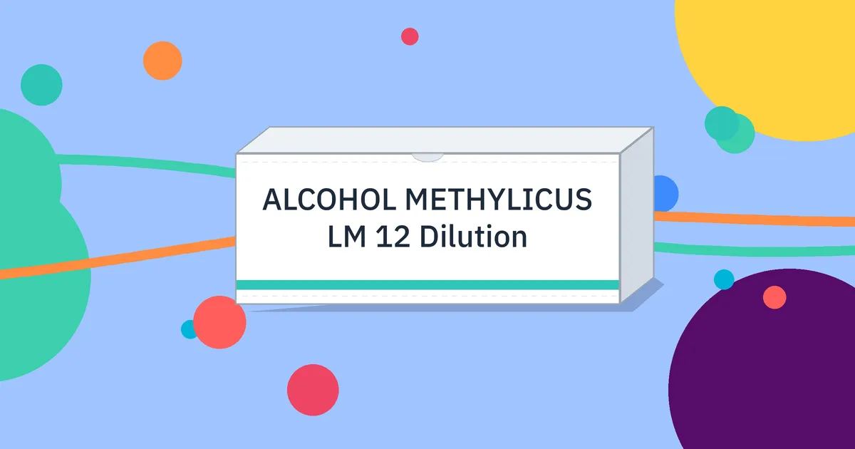 Symbolbild: Packung mit der Aufschrift ALCOHOL METHYLICUS LM 12 Dilution (PZN 13309242) – Verfügbarkeit und Bezug in Apotheken in Frankfurt am Main
