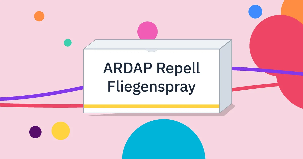 Symbolbild: Packung mit der Aufschrift ARDAP Repell Fliegenspray (PZN 19293418) – Verfügbarkeit und Bezug in Apotheken in Frankfurt am Main