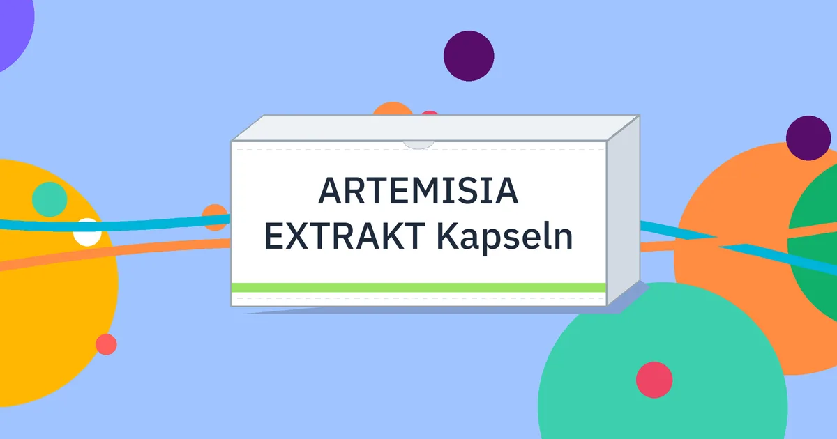 Symbolbild: Packung mit der Aufschrift ARTEMISIA EXTRAKT Kapseln (PZN 18192796) – Verfügbarkeit und Bezug in Apotheken in Frankfurt am Main