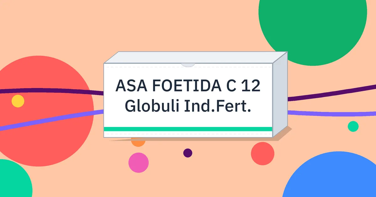 Symbolbild: Packung mit der Aufschrift ASA FOETIDA C 12 Globuli Ind.Fert. (PZN 17644210) – Verfügbarkeit und Bezug in Apotheken in Frankfurt am Main